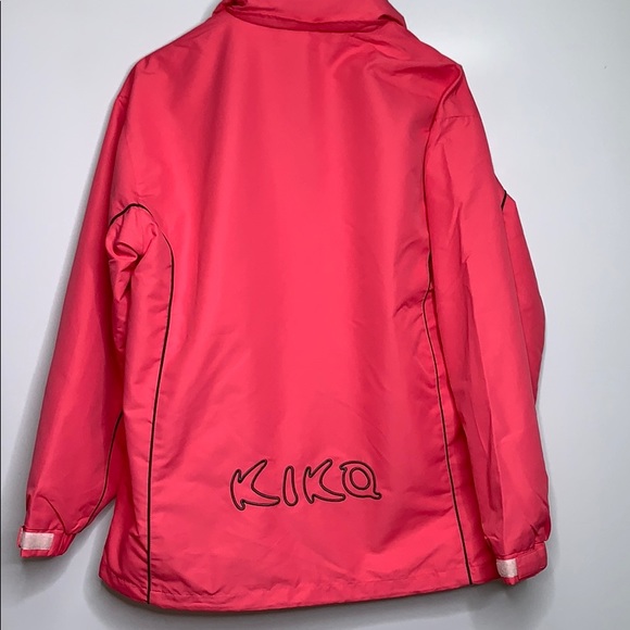 Kiko | Jackets & Coats | Kiko Pink Grey Hooded Windbreaker Jacket | Poshmark